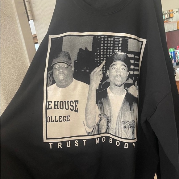Tops | 2x Tupac Shakur Sweatshirt Trust Nobody Retro Gangsta Rap Middle ...